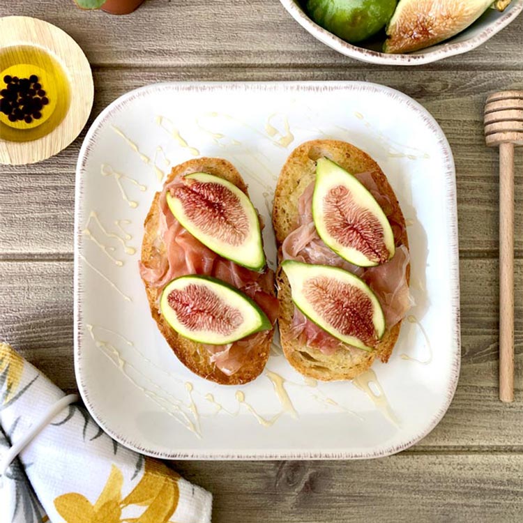 Ham, Fig and Honey Bruschetta – Loja Viva Online